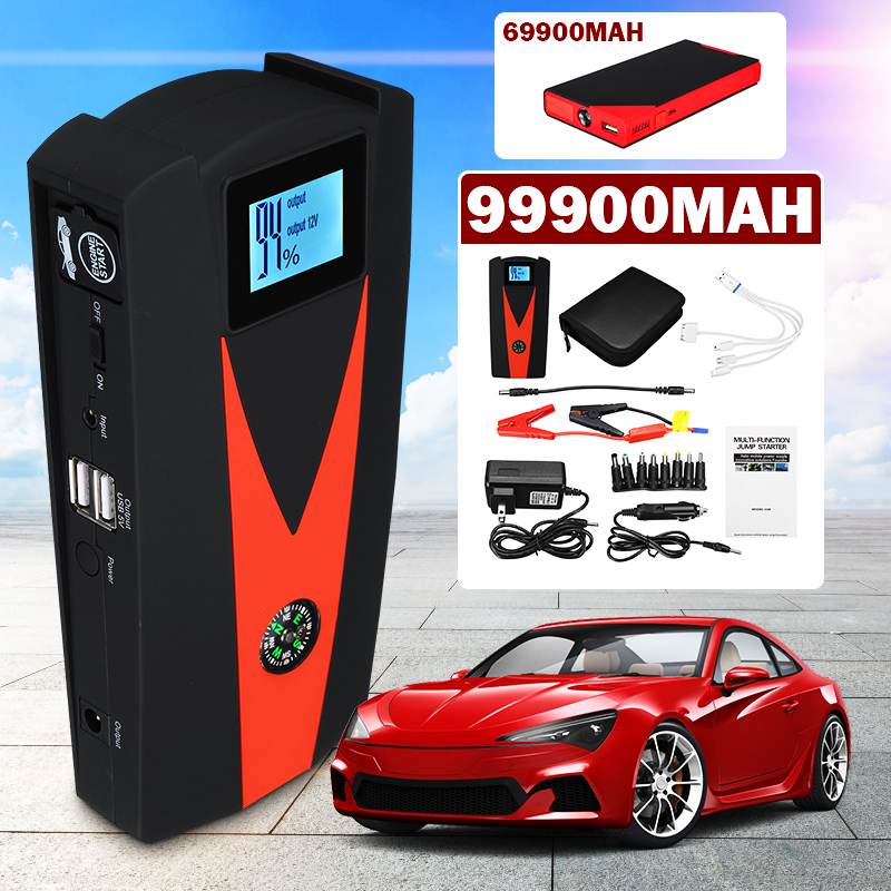 99900 Mah Auto Jump Starter Power Bank Jumpstarter... – Grandado