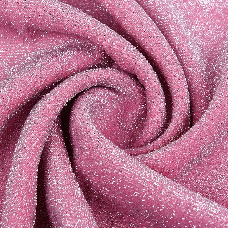 Shimmer Stof Metallic Stretch Polyester Dames Kled... – Grandado