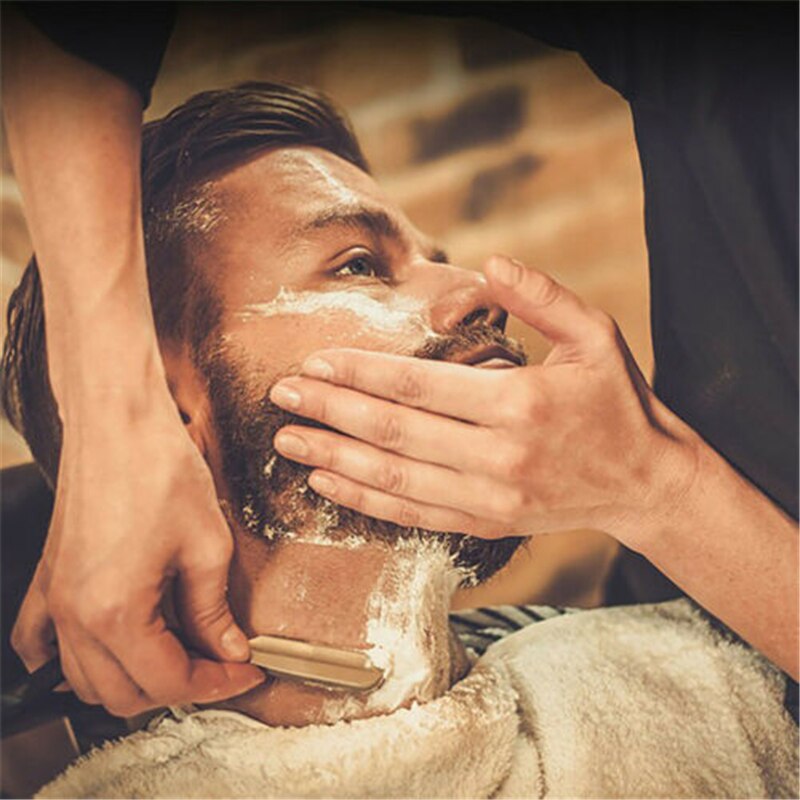 Straight Cut Throat Mens Shavette Folding Barber S... – Vicedeal