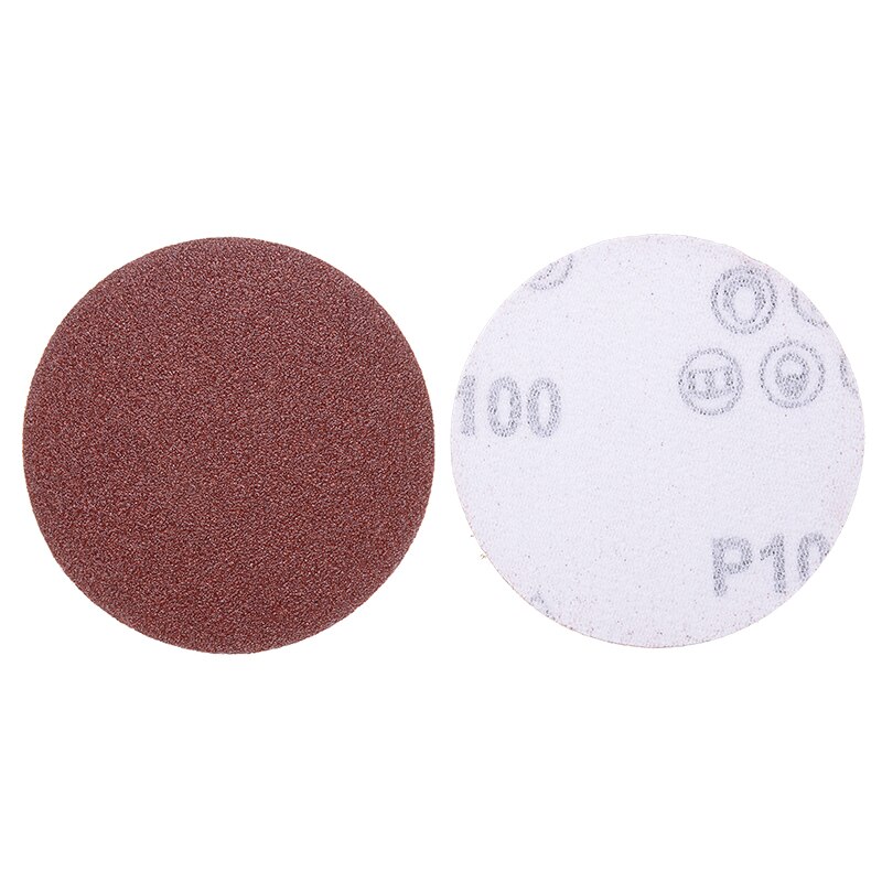 100 st runt sandpapper 75mm 3 "slipskivor slipplat... – Grandado