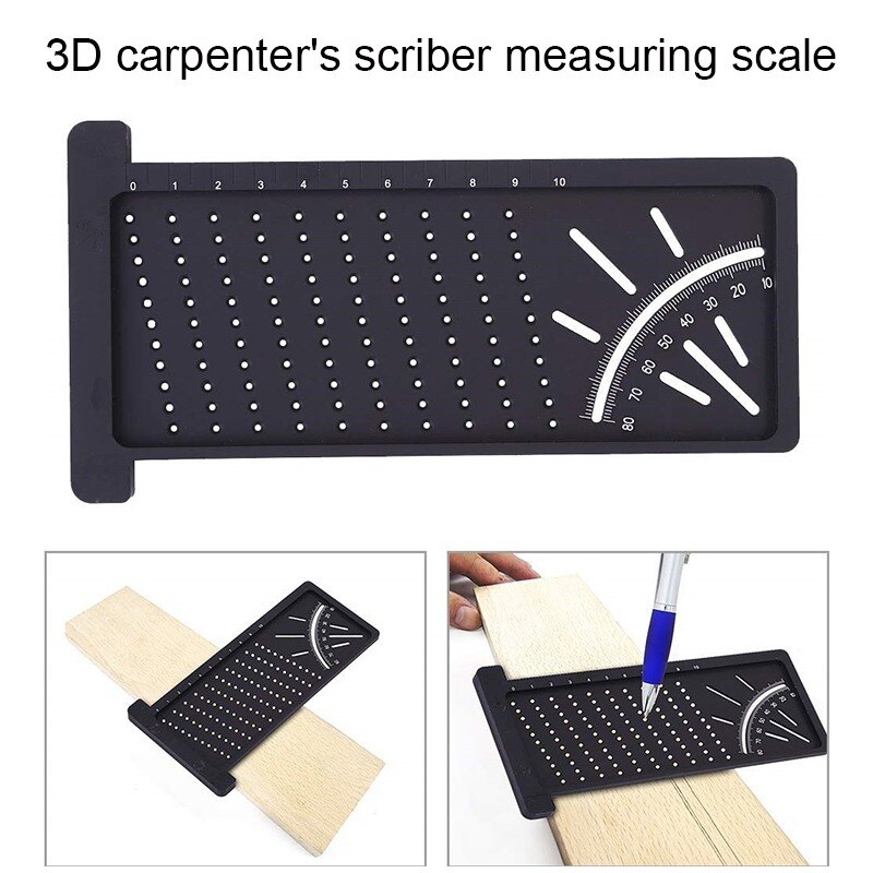 Woodworking Scribe T-shaped Scribe Ruler Carpenter... – Vicedeal