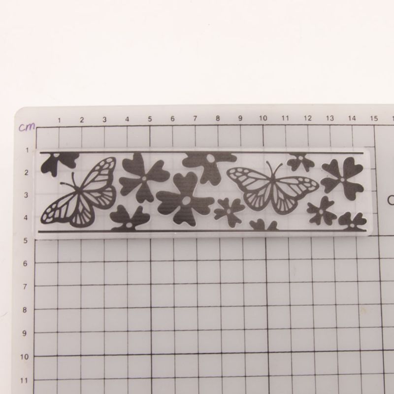 Butterfly Flower Embossing Folder Stencil Template... – Grandado
