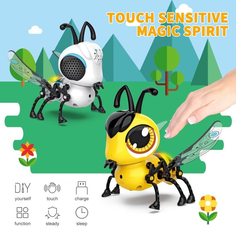 Electronic Assembly Bee Toy Touch Induction Chargi... – Grandado