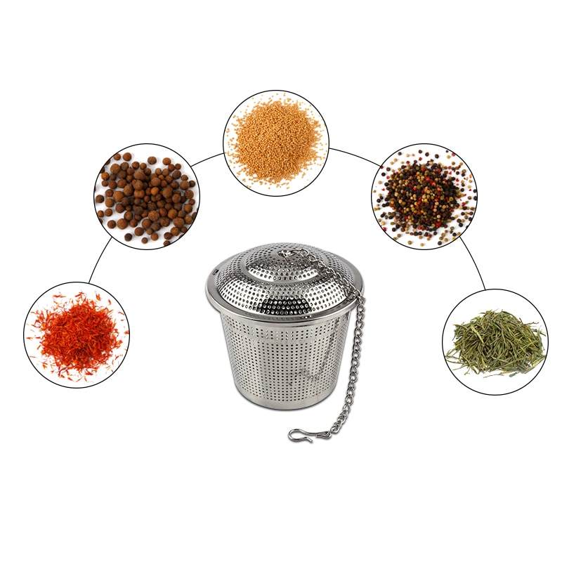 1Pc x Filter Infuser Ball Stainless Steel Hop Stee... – Grandado