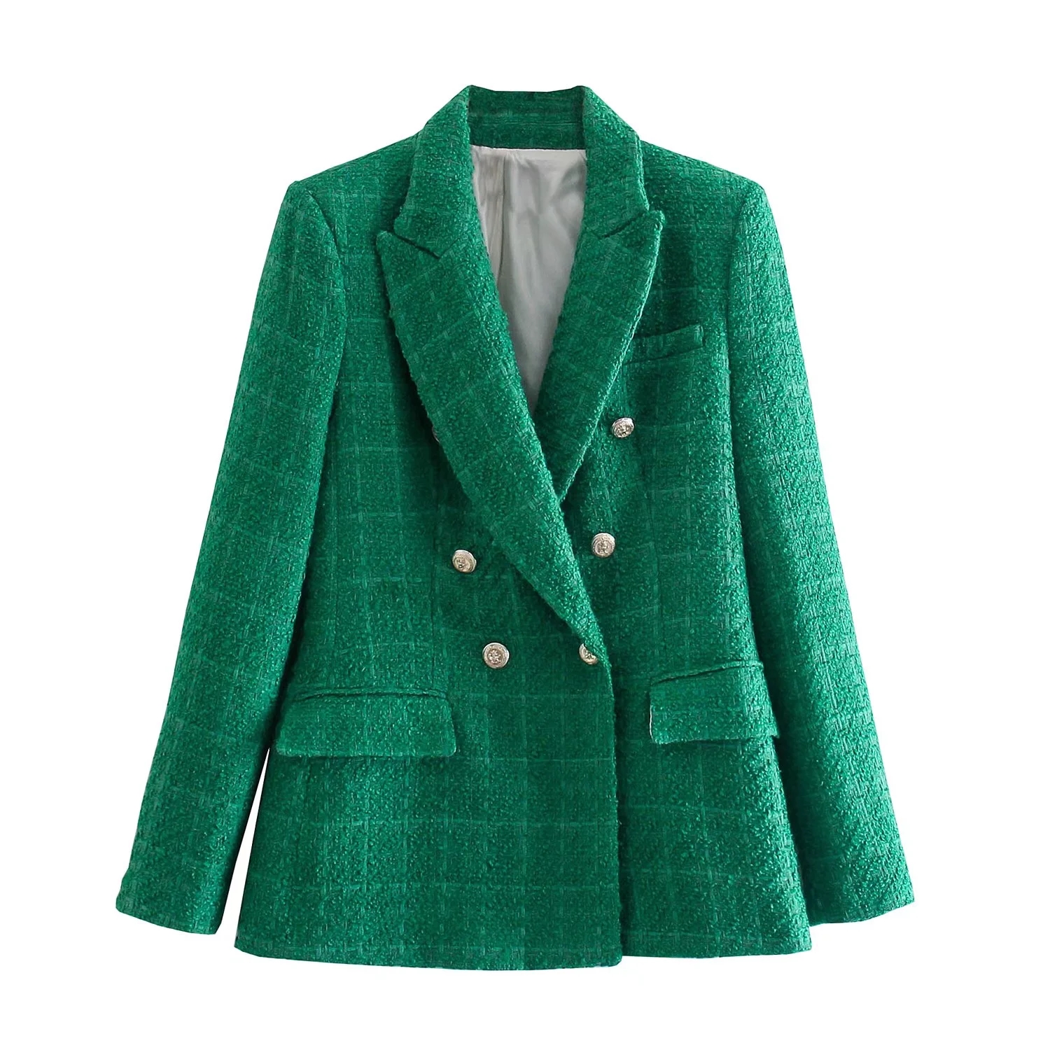 Withered Winter Blazer Feminino England Style Text... – Grandado