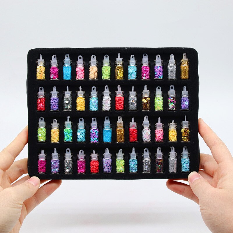 48Pcs slime Supplies Sequins/Glitter Filler Soft S... – Grandado