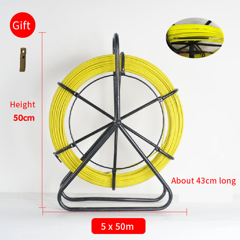 8mm x100m Guide Device Fiberglass Duct Rodder Cabl... – Grandado