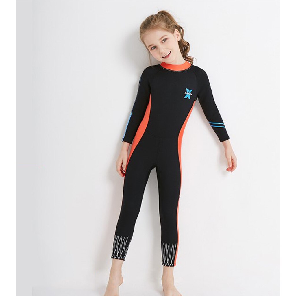 Girls Diving Wetsuit One-piece Child Scuba Dive Su... – Grandado