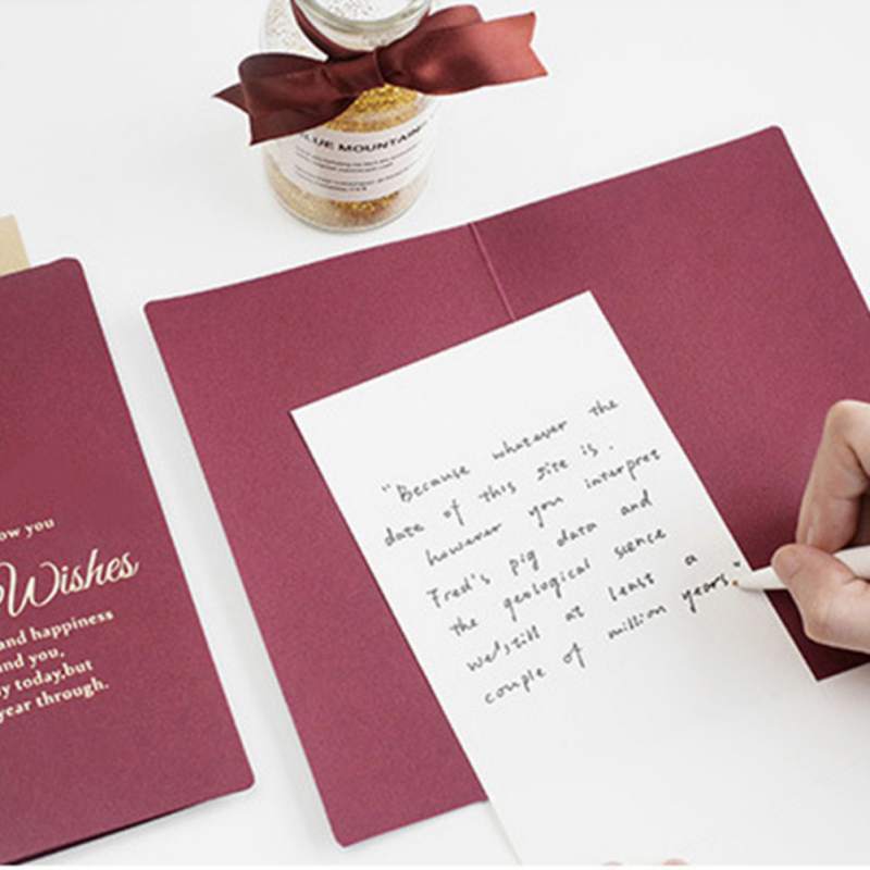 Valentines Day Greeting Card Thank You Note Card W... – Vicedeal