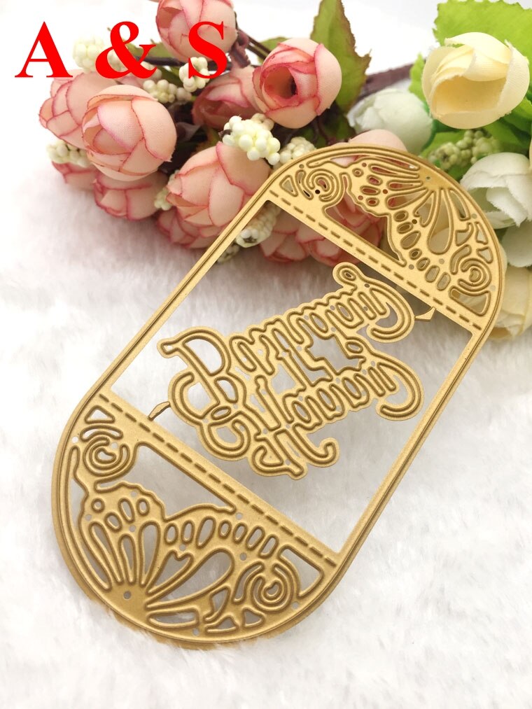 Q54 métal coupe meurt joyeux anniversaire Scrapboo... – Grandado