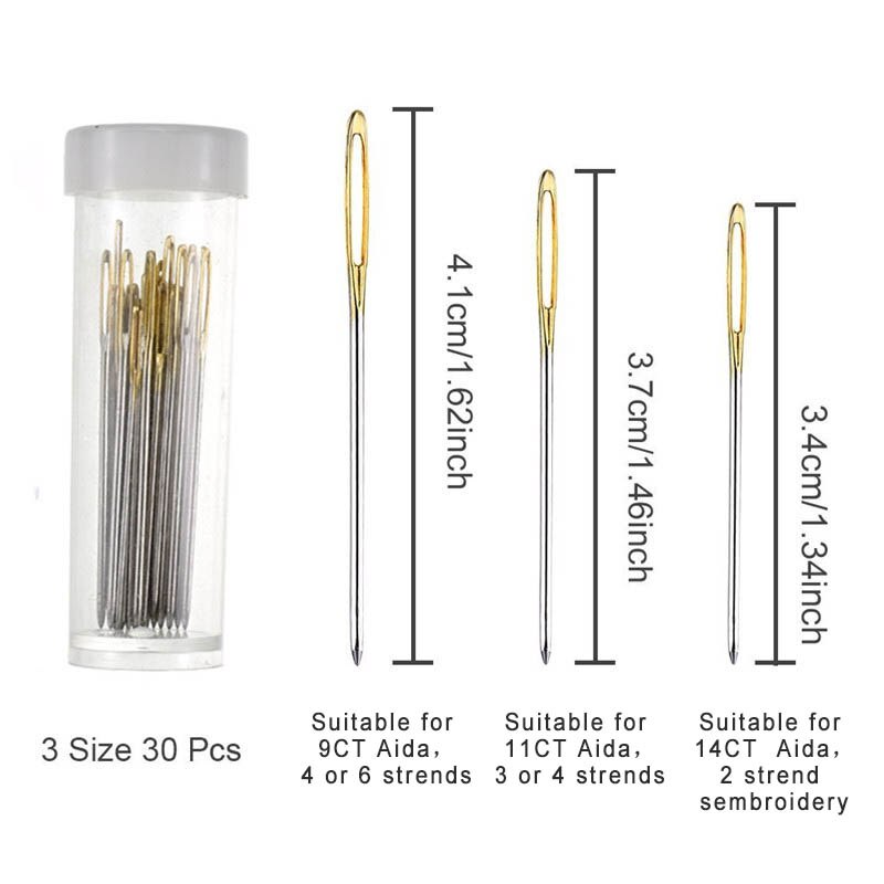 30Pcs/Set Cross Stitch Needles for Stitching Sewin... – Vicedeal