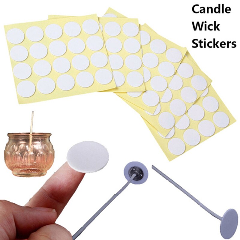 Pak Van 100 20Mm Dikte: 1Mm Kaarsenlont Stickers D... – Vicedeal