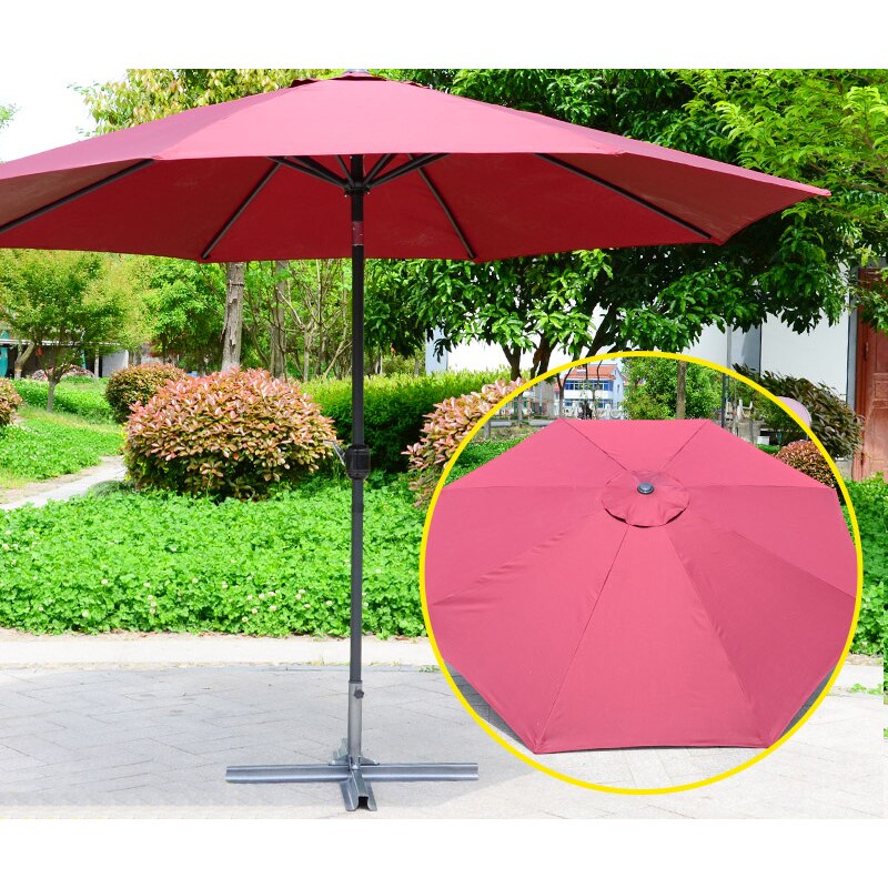 Outdoor Patio Umbrella Parasol Pool Beach Sun Shad... – Vicedeal