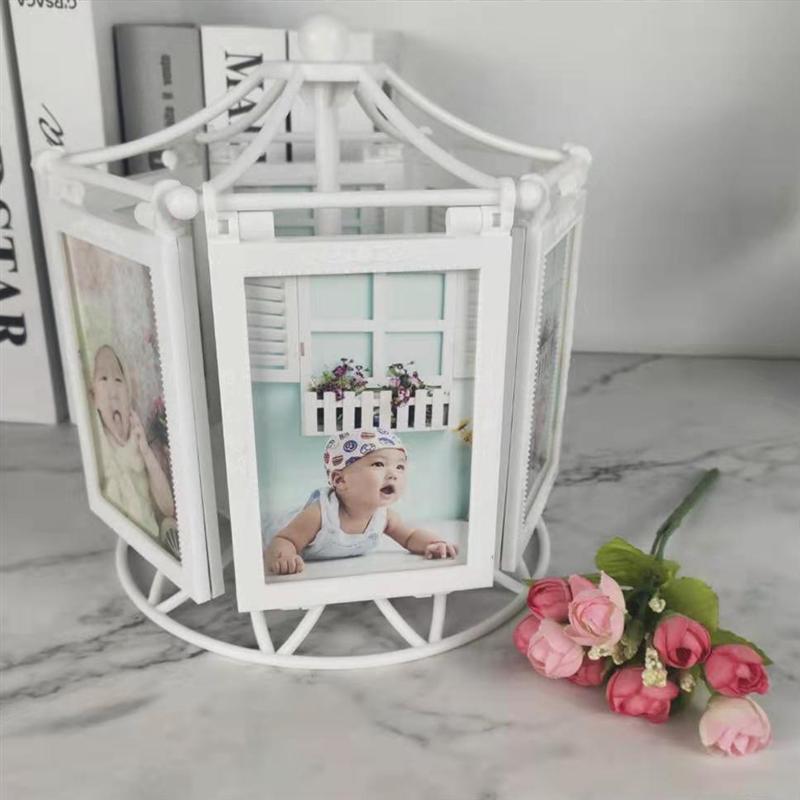 Rotating Musical Ferris Wheel Photo Frame 5 inch W... – Vicedeal