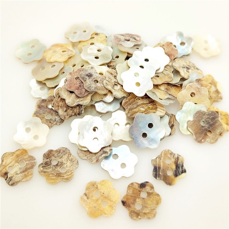 U PICK 30pcs/lot Natural Shell Sewing Buttons Colo... – Grandado