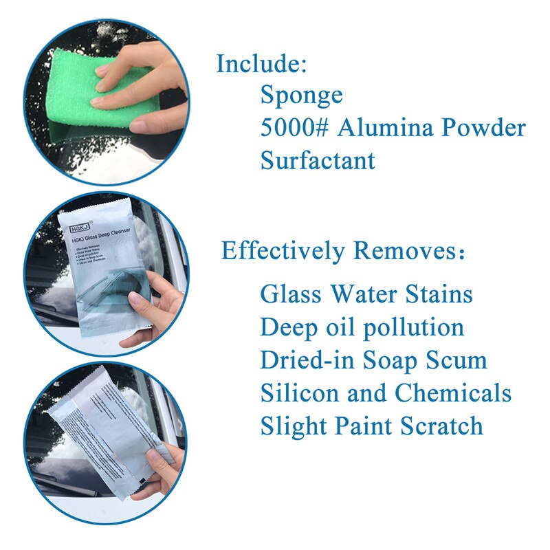 Car Glass Oil Film Scratch Removing Cleaning Spong... – Vicedeal
