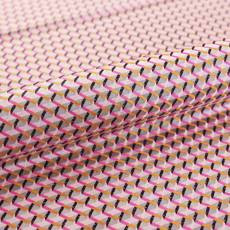 90cm Plaid Fabric Brocade Imitation Silk Sewing Ma... – Vicedeal