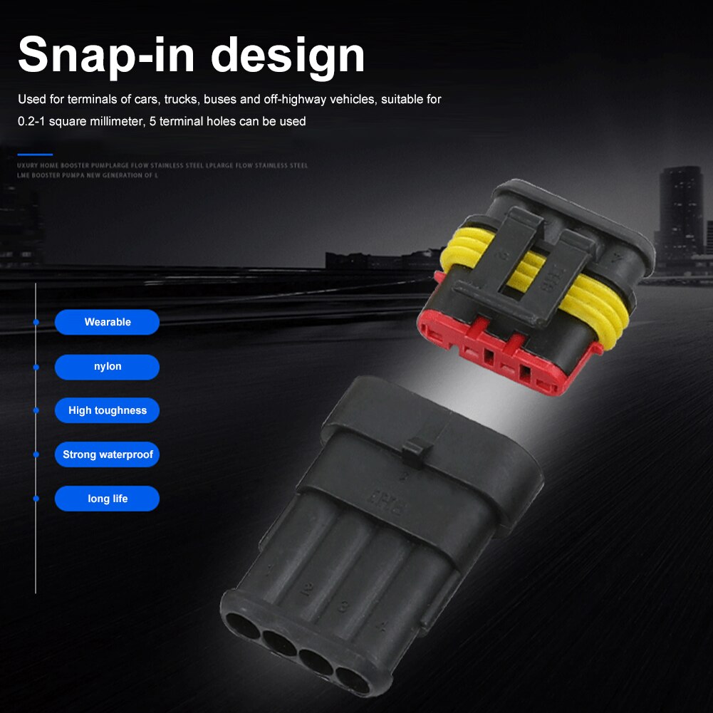 1/2/3/4/5/6 Pin to choose Seal Waterproof Electric... – Grandado
