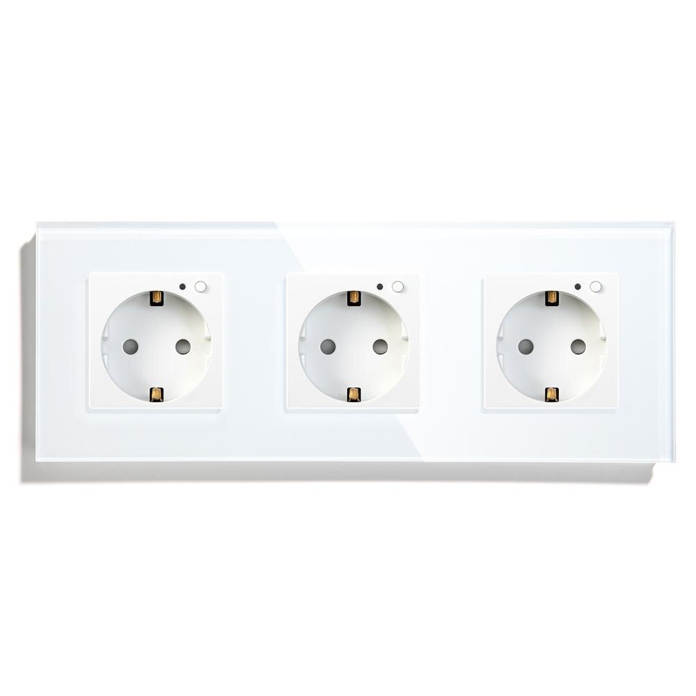 BSEED Triple Socket Wifi Type EU Standard Wall Soc... – Vicedeal