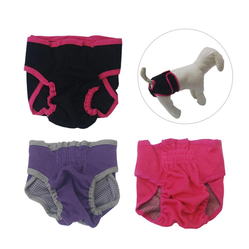 3-Piece Cotton Durable Soft Washable Pet Dog Wraps... – Grandado
