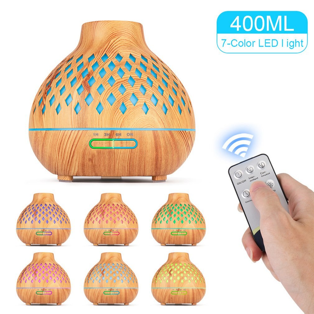 400Ml Hout Etherische Olie Diffuser Ultrasone Usb ... – Grandado