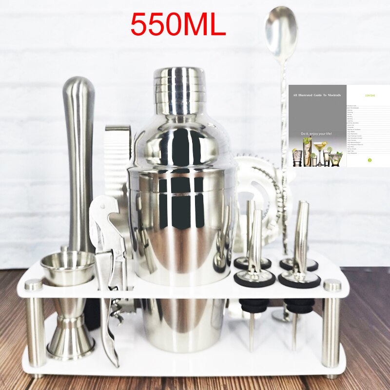 Stainless Steel Cocktail Shaker With Wine Rack 550... – Vicedeal