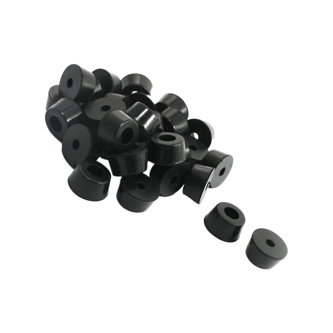 Home Furniture Black Rubber feet 13 mm x 7 mm 30 P... – Grandado