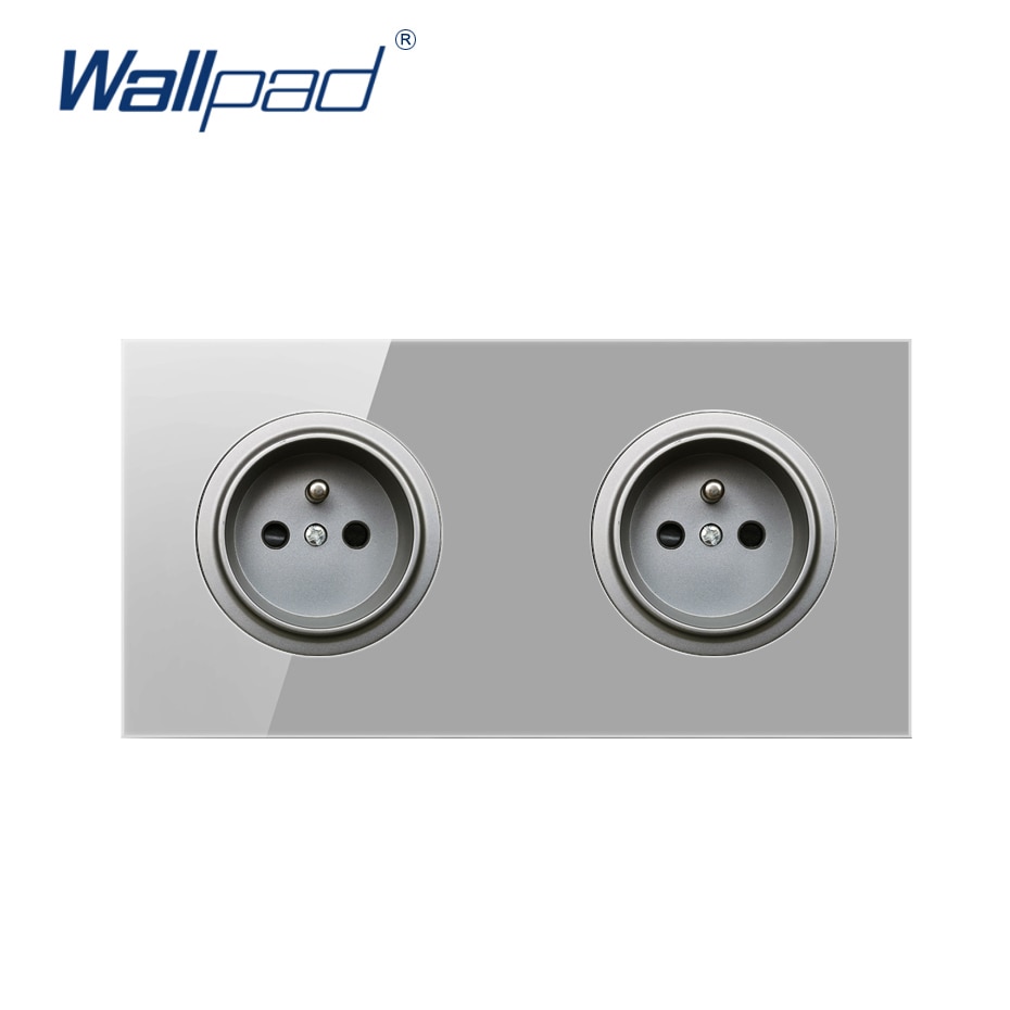 Wallpad Double EU French Wall Power Socket Outlet ... – Grandado