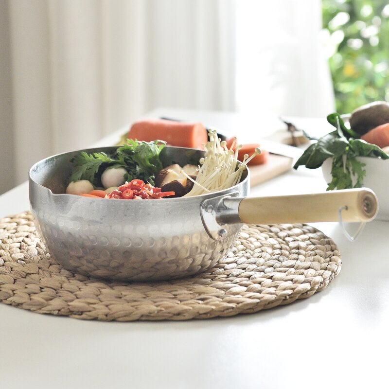 Diameter 16,18,20cm Japanese snow pan milk pot Woo... – Grandado