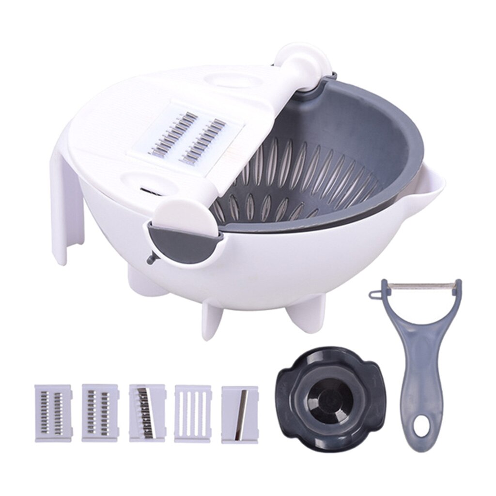 6 in 1 Multifunctional Rotating Vegetable Cutter w... – Vicedeal