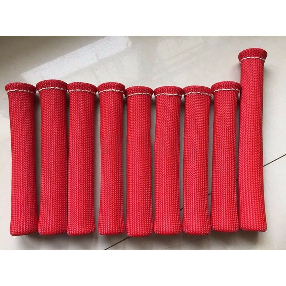 8*Red Universal Straightest Car Spark Plug Wire Ha... – Grandado