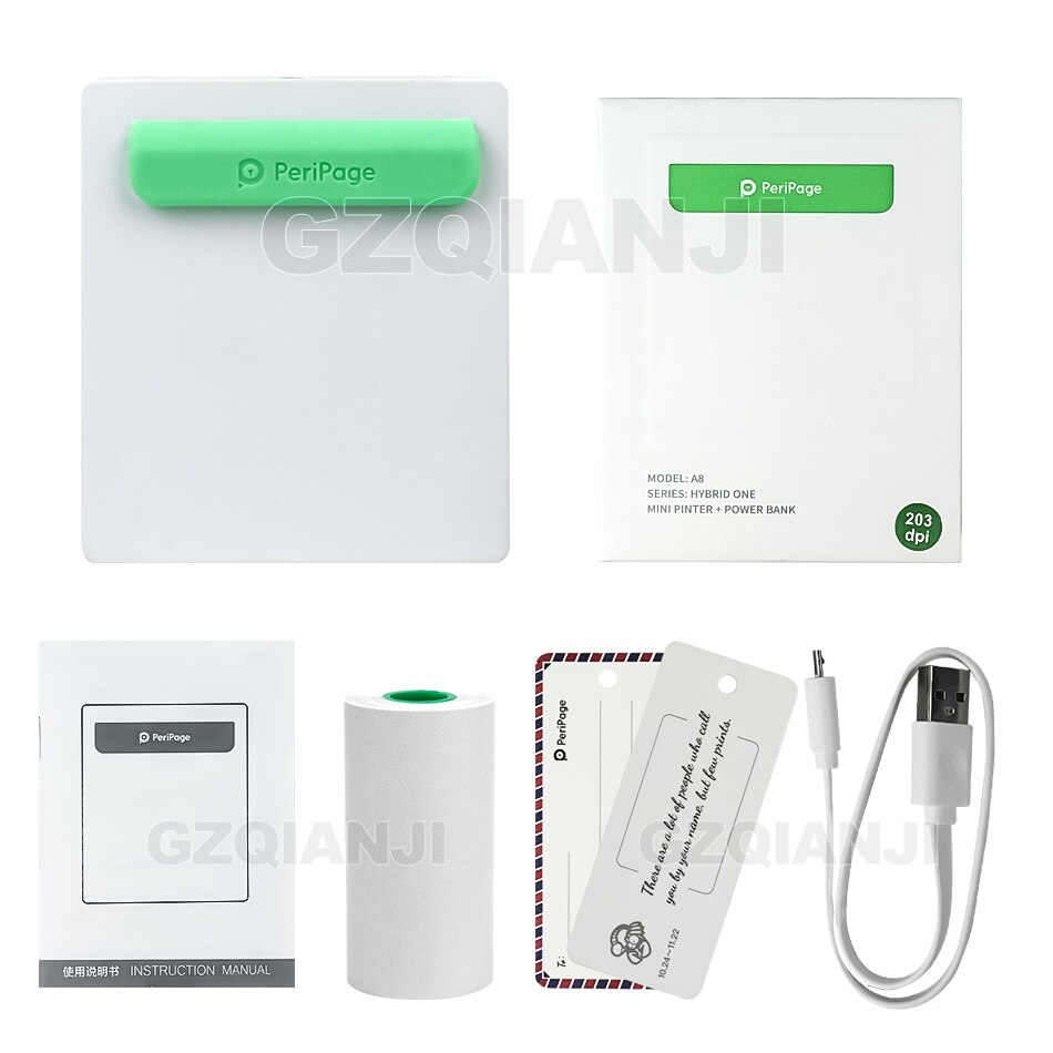 Peripage-printer AR Fotoprinteretiket Thermal Klei... – Grandado