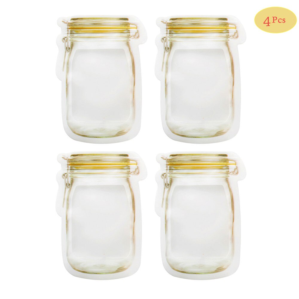 Reusable Mason Jar Bottles Bags Cookies Bag Snack ... – Grandado