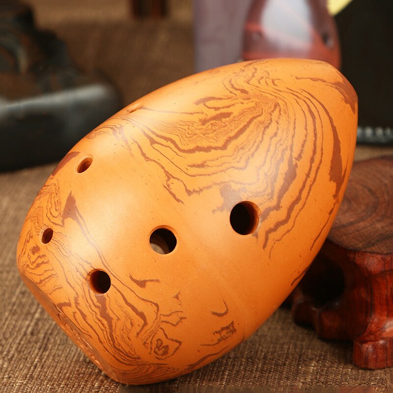 Hand polished Fired Ceramic Xun 8 Holes Ocarina An... – Grandado