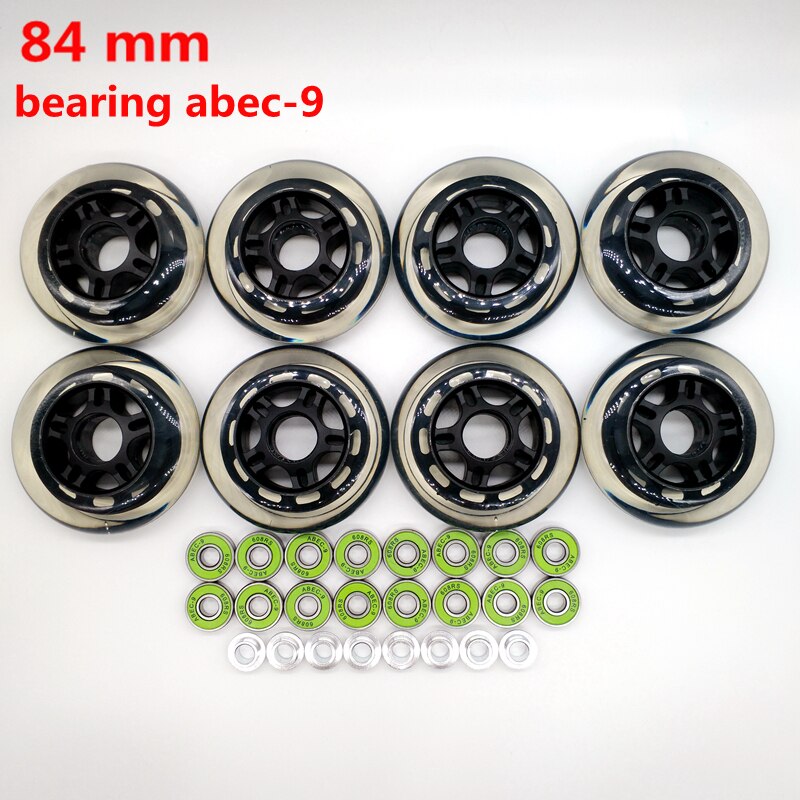 speed skate wheel roller wheel 84 mm 90 MM PU mate... – Grandado