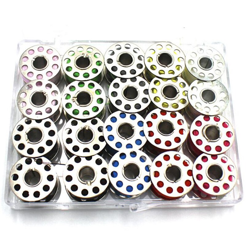 20pcs Metal Sewing Threads Bobbins Spool Sewing Cr... – Grandado