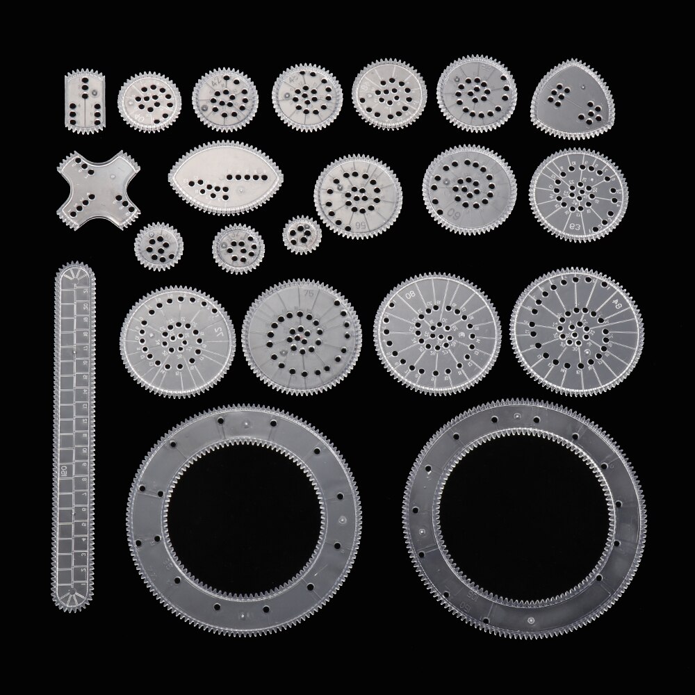 27Pcs DIY Craft Art Painting Rulers Drawing Templa... – Grandado