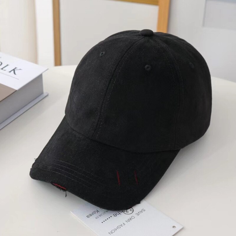 Unisex Cap Kpop Eenvoudige Gat Stijl Snoep Kleuren... – Grandado