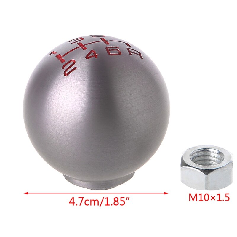 Aluminum 6 Speed Manual Shift Knob Gear M10x1.5 Th... – Grandado