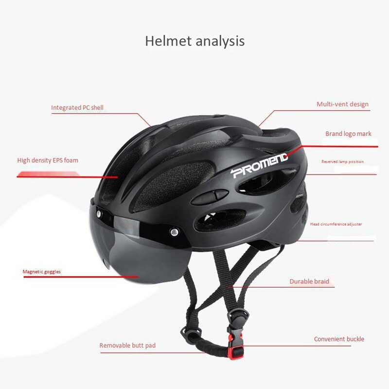 PROMEND Radfahren Helm Ultraleicht Fahrrad Helme A... – Grandado