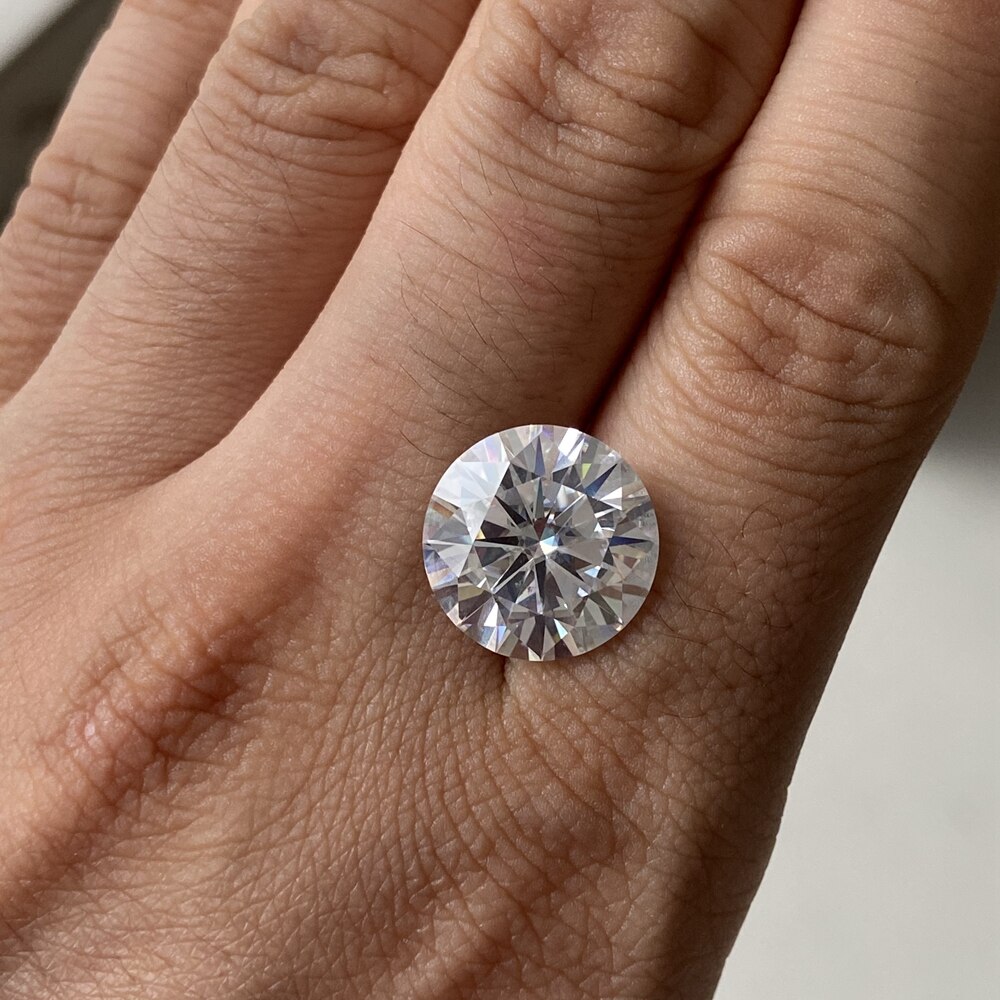 4mm 0.3 Carats D VVS Synthetic Round Shape Moissan... – Grandado