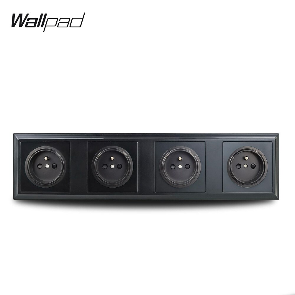 Wallpad Quadruple 4 Way French Electric Wall Socke... – Grandado