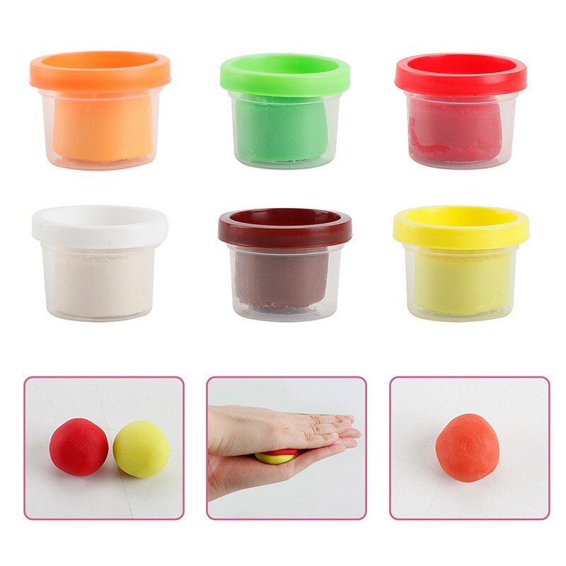 Children Color Clay Playdough DIY Hamburger Plasti... – Grandado