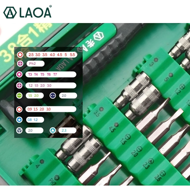 LAOA 38 in 1 Screwdrivers Set Precision Screwdrive... – Vicedeal