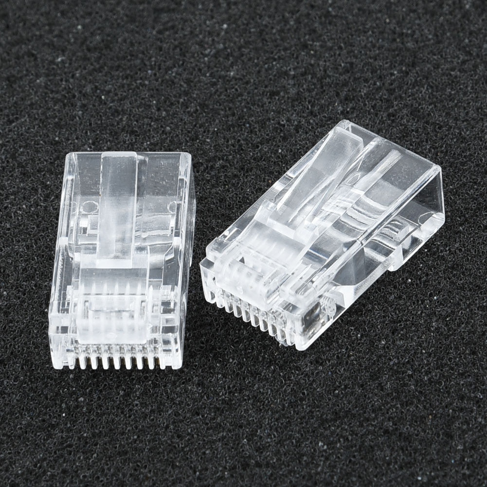 50Pcs CAT6 Plug EZ RJ45 Network Cable Modular Pass... – Grandado