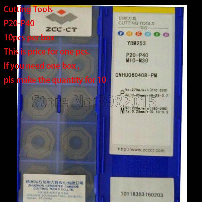 ZCC.CT Cutting Tools ONHU060408-PM YBM253 P20-P40 – Grandado