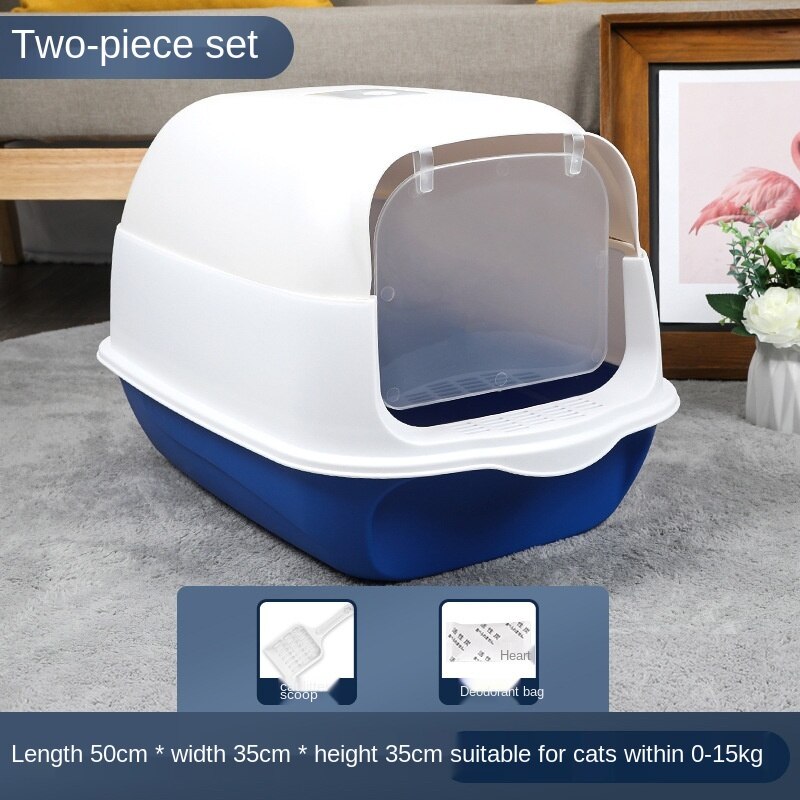 Cat Sand Basin Full Semi-closed Toilet Small Baby ... – Vicedeal