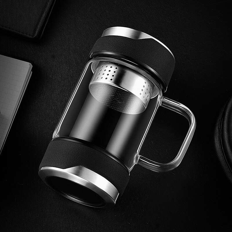 Eco-Friendly 350ml Office coffee cup glass cup Reu... – Grandado