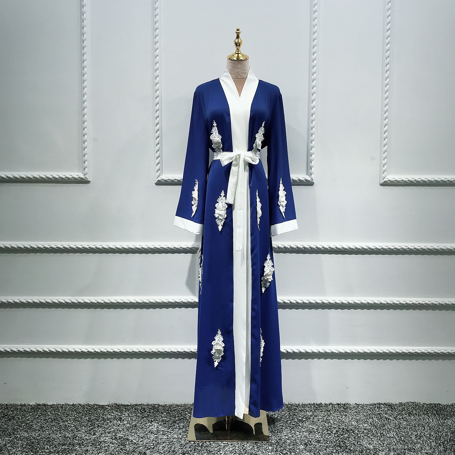 Vintage Emboridery Abaya Women Muslim Hijab Dress ... – Vicedeal