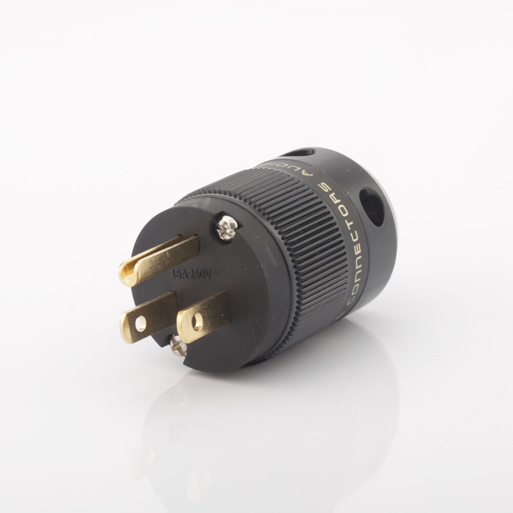 1pair Gold plated US Power connector US Power plug... – Grandado